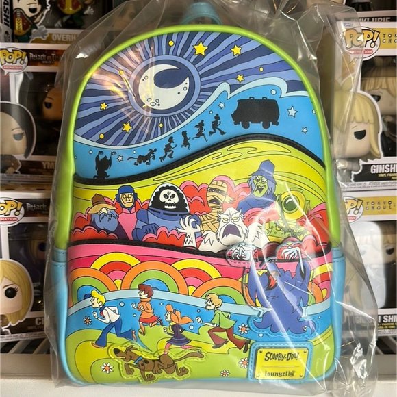 Loungefly | Bags | Loungefly Scoobydoo Psychedelic Monster Chase Glow ...